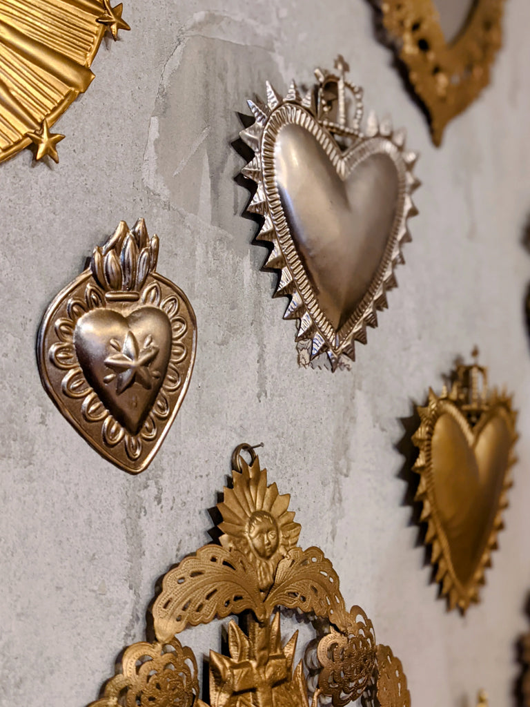 Boncoeurs Grand Royal Heart in Silver – Maze