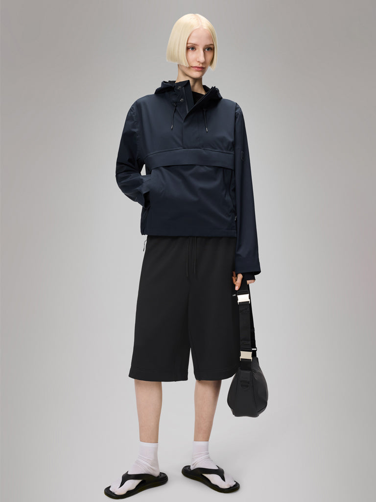 Rains Suva Hardshell Short Jacket in Navy – Maze