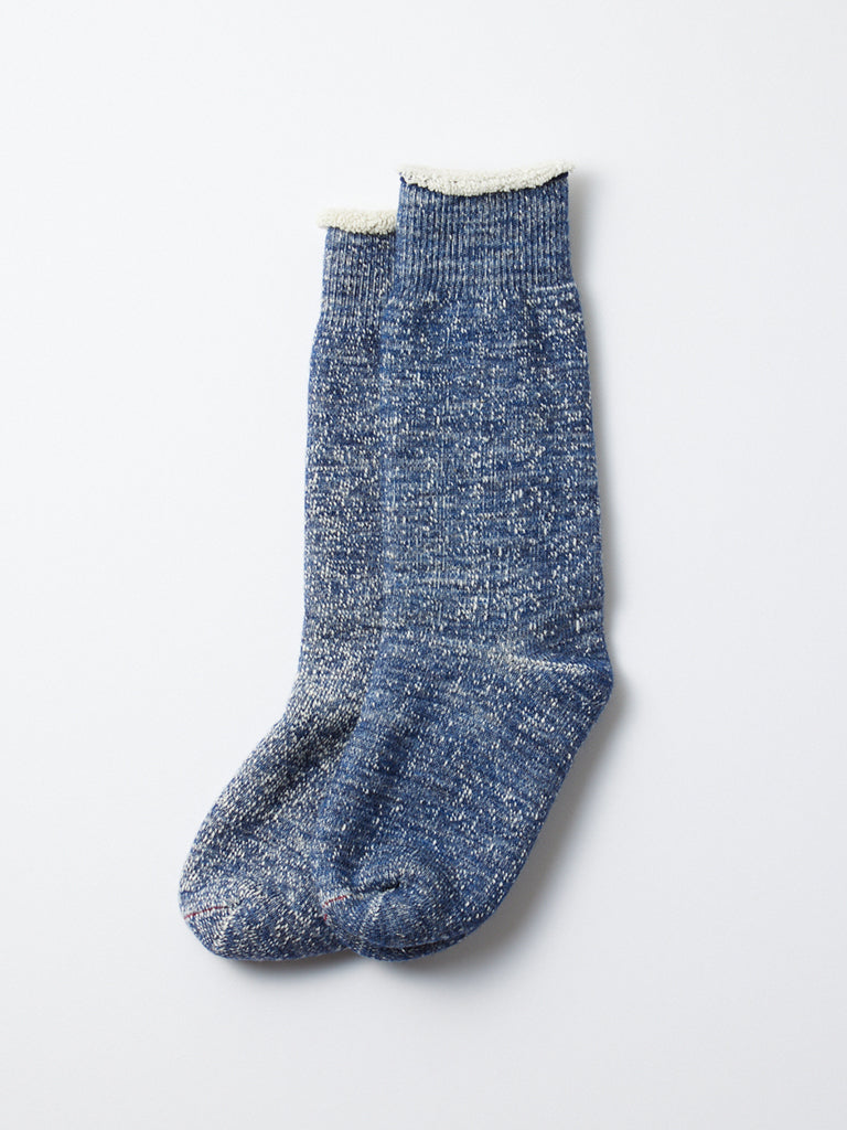Rototo Double Face Socks in Deep Ocean Blue – Maze