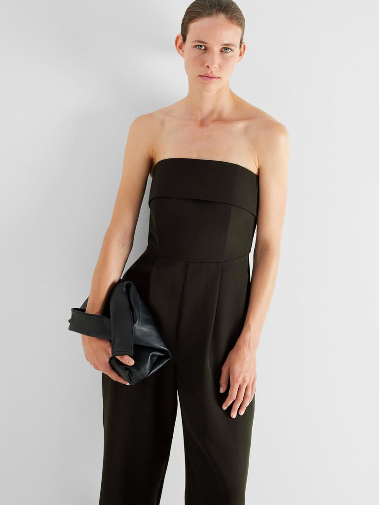 Selected Femme Vinelle Jumpsuit in Black – Maze